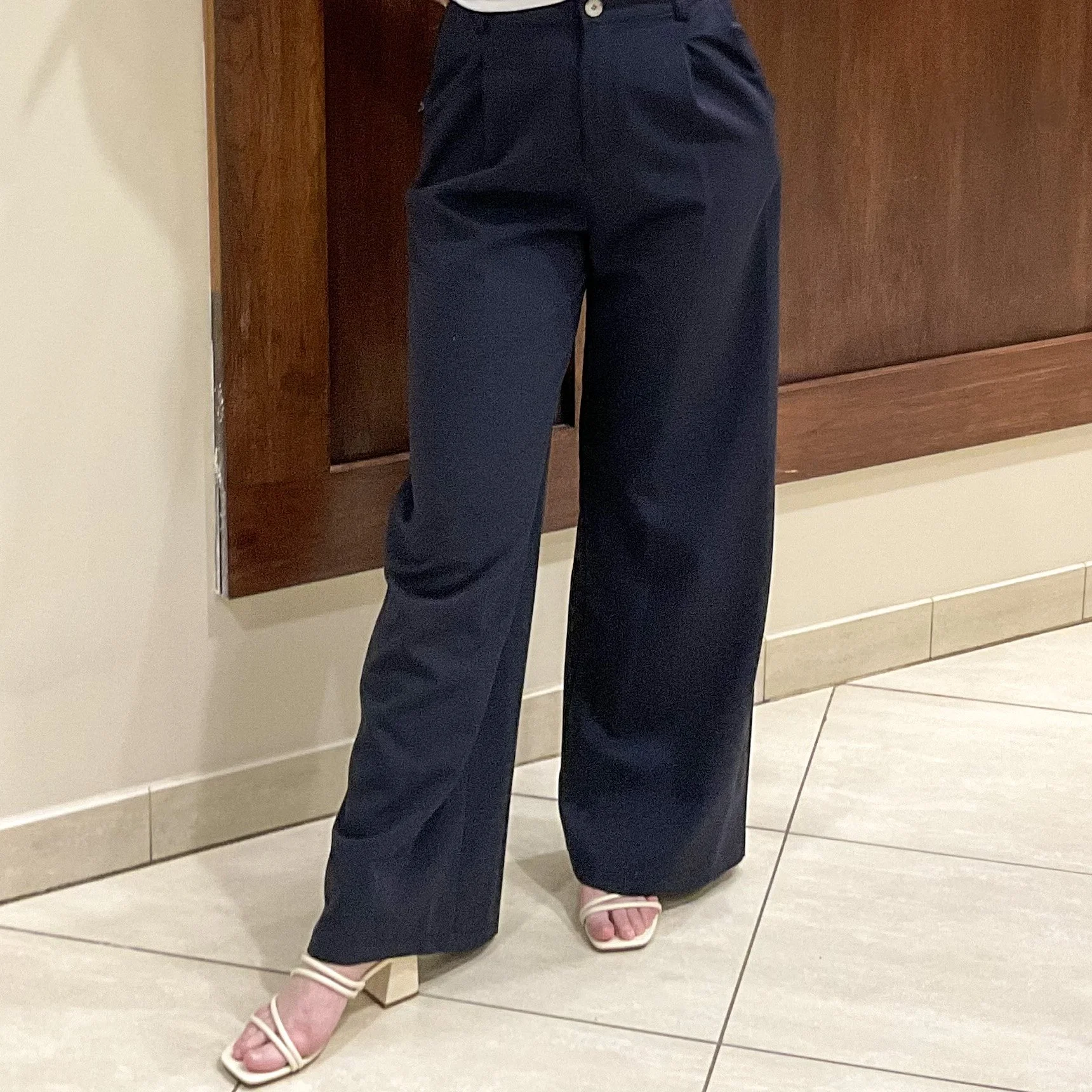 Pleated Wide-Leg Pant - Made by CV - Italy — Poppi Italian Leather