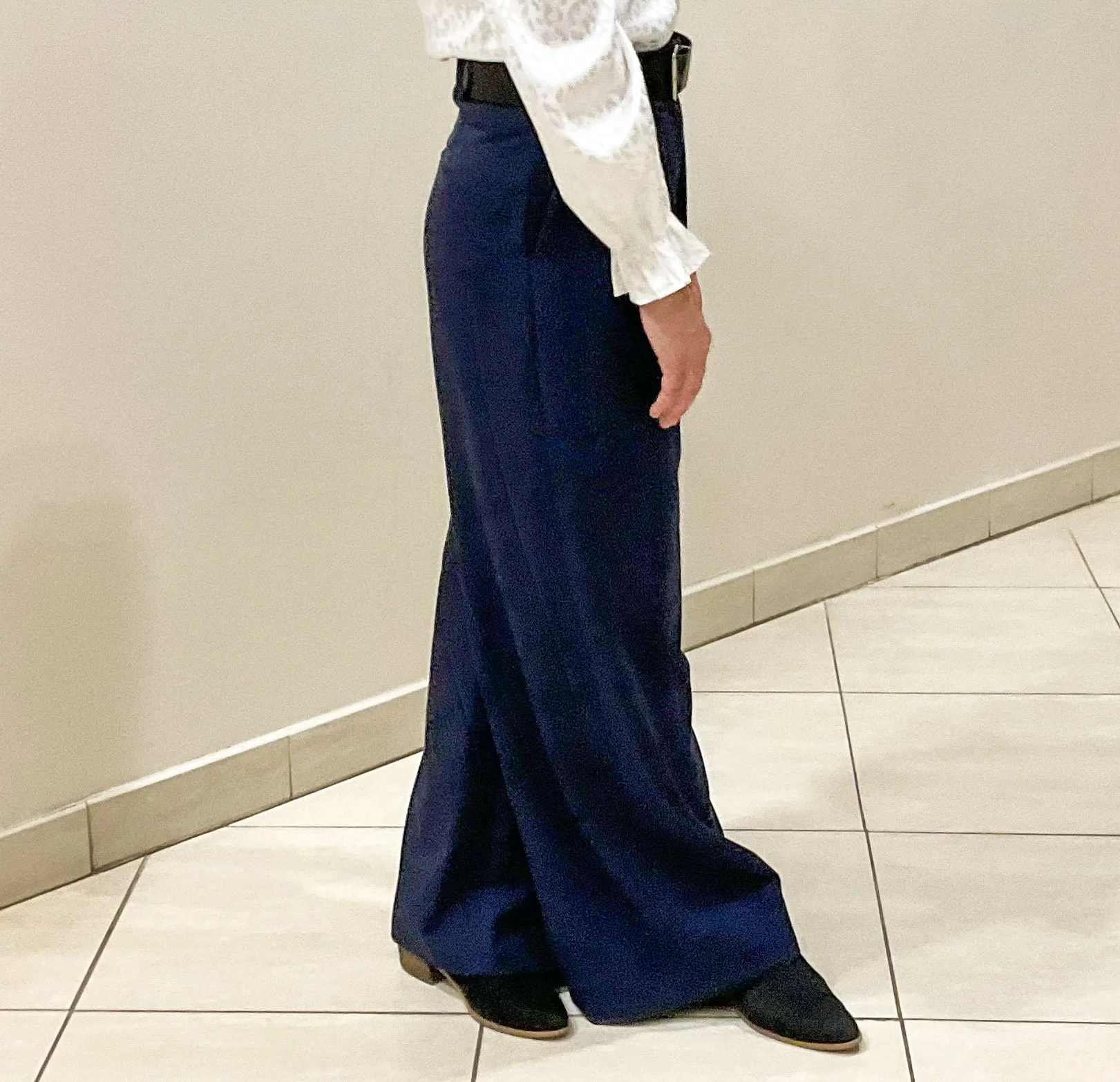 Pleated Wide-Leg Pant - Made by CV, Italy — Poppi Italian Leather