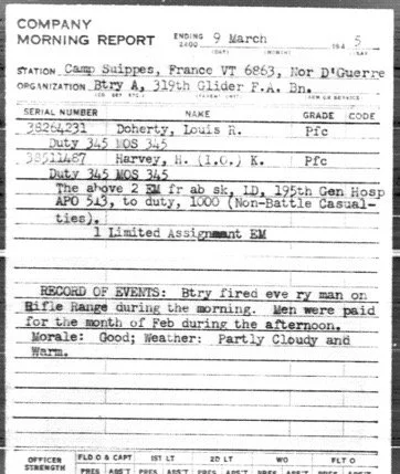 Lewis Doherty | 319th Glider Field Artillery 82nd Airborne