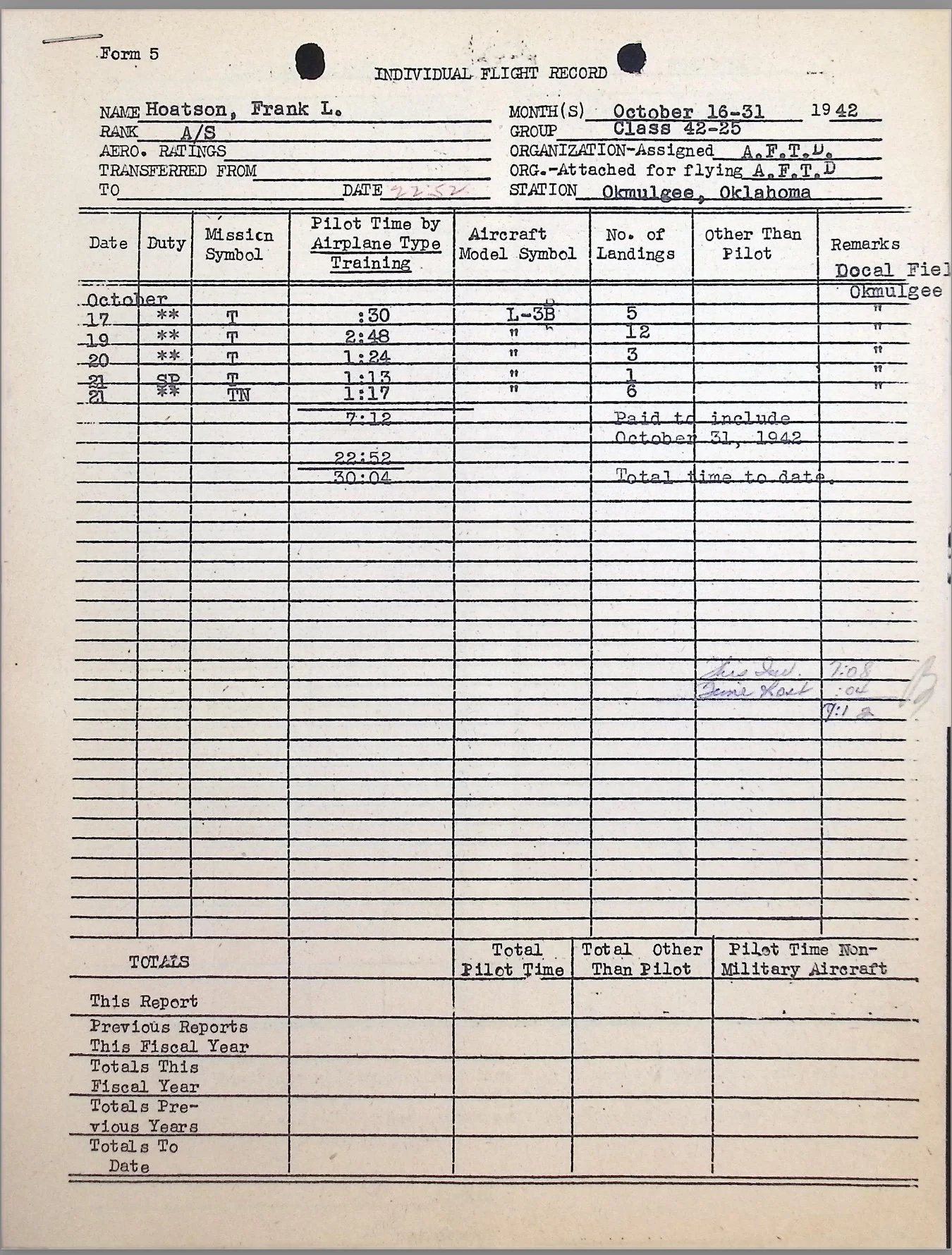 Frank Hoatson | 319th Glider Field Artillery 82nd Airborne