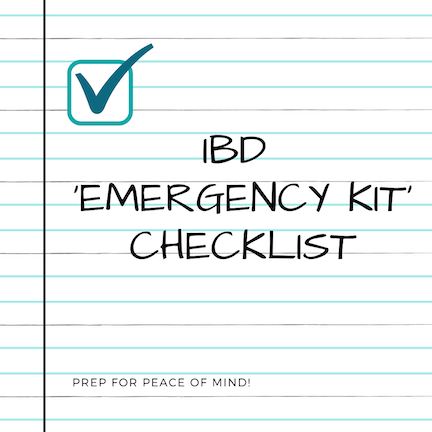 IBD Emergency Checklist Freebie — Good Gut Feelings