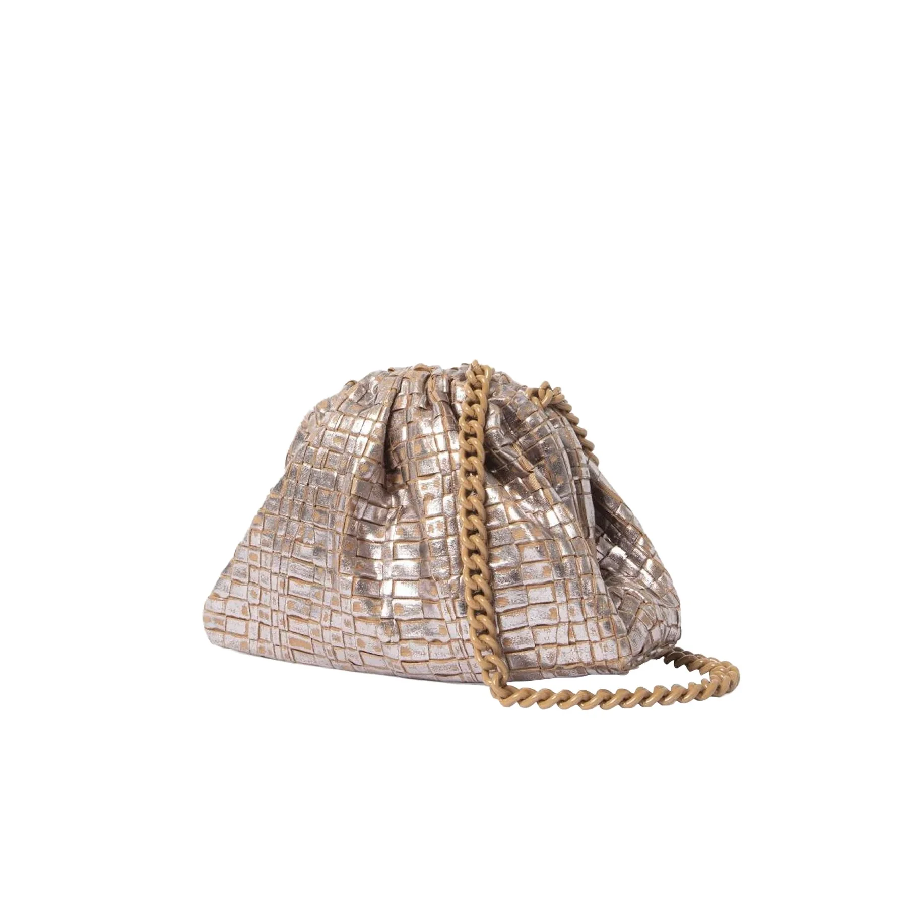 Maria La Rosa - Mini Game laminated bag - Gold — Poetry of Material Things