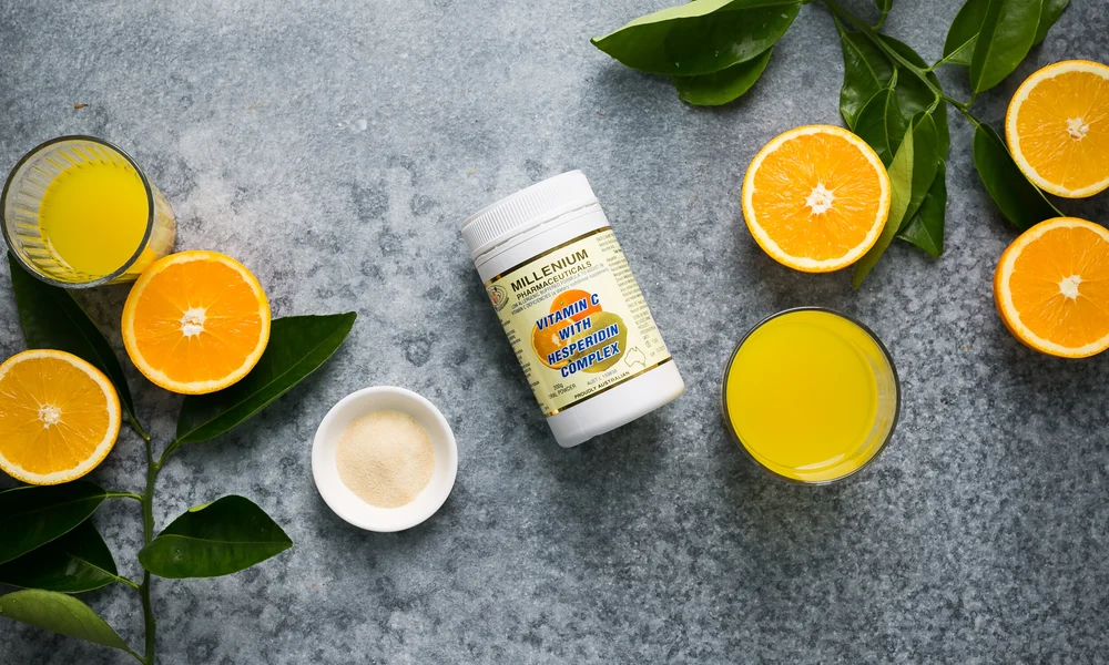 Millenium Vitamin C with Hesperidin Complex powder — Millenium Pharma