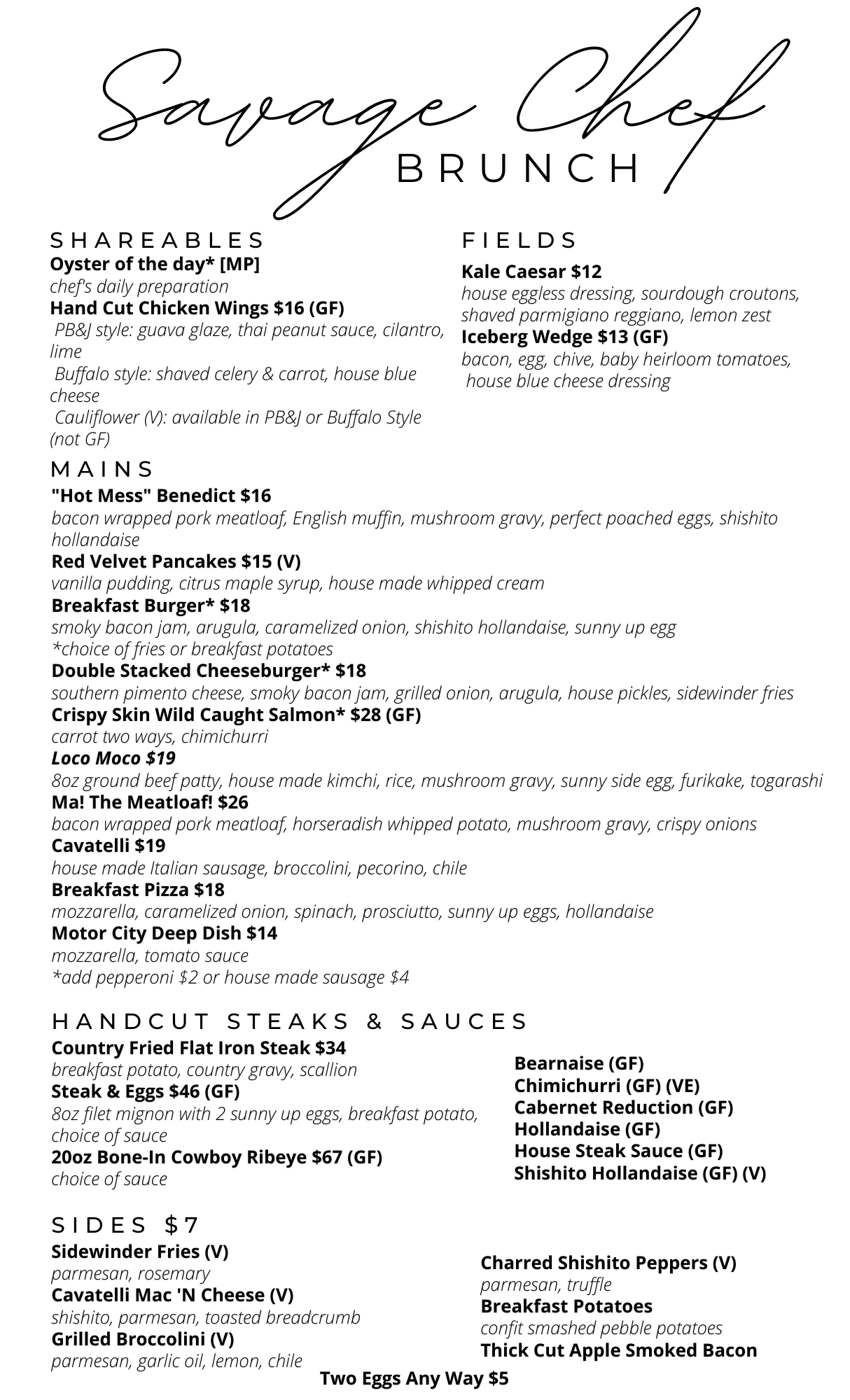 Brunch — Savage Chef