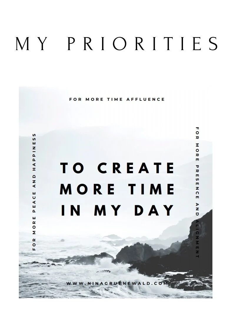 8 Ways To Create More Time In Your Day — Nina Gruenewald