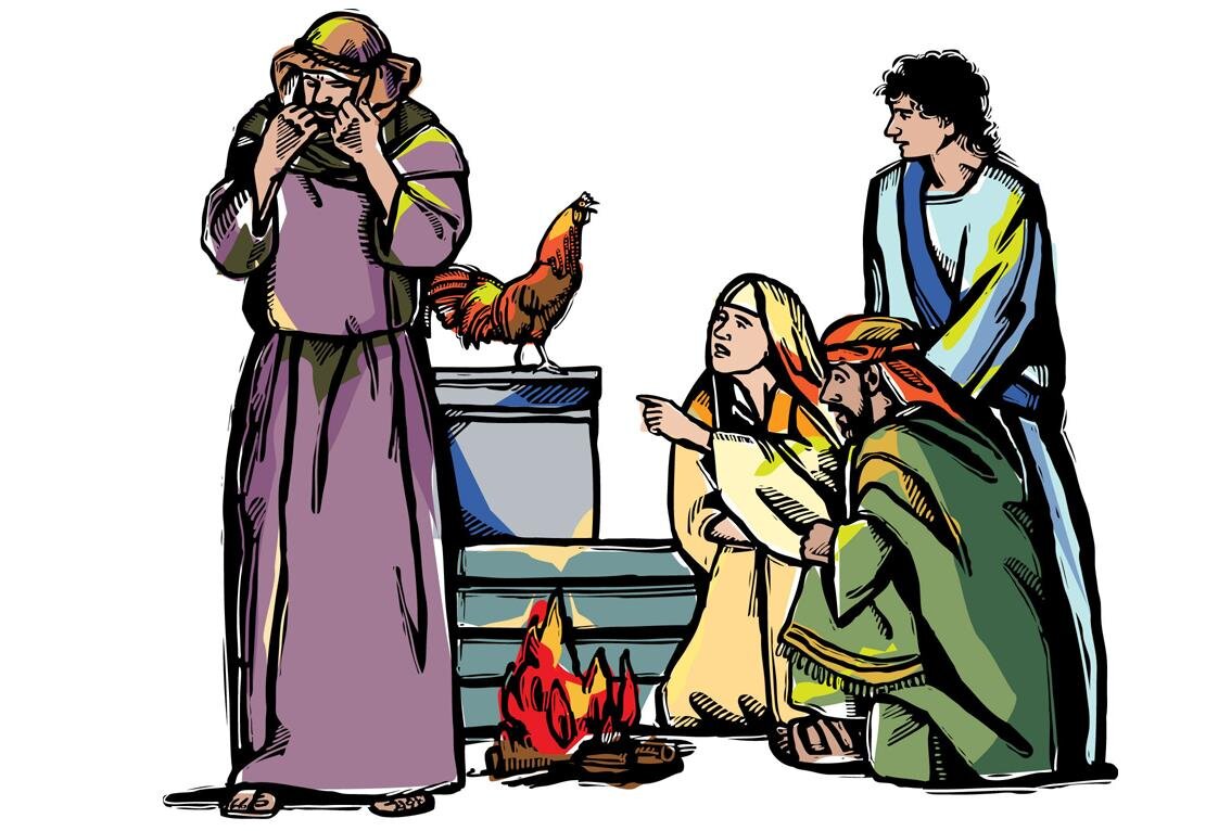 Peters Denial Clipart