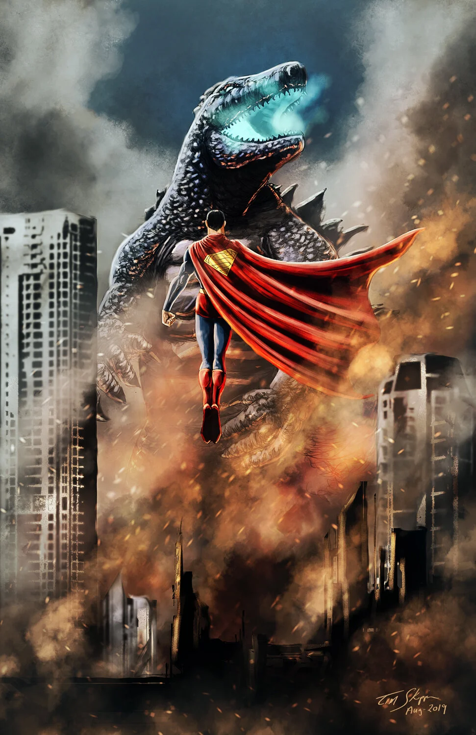 Superman Vs Godzilla
