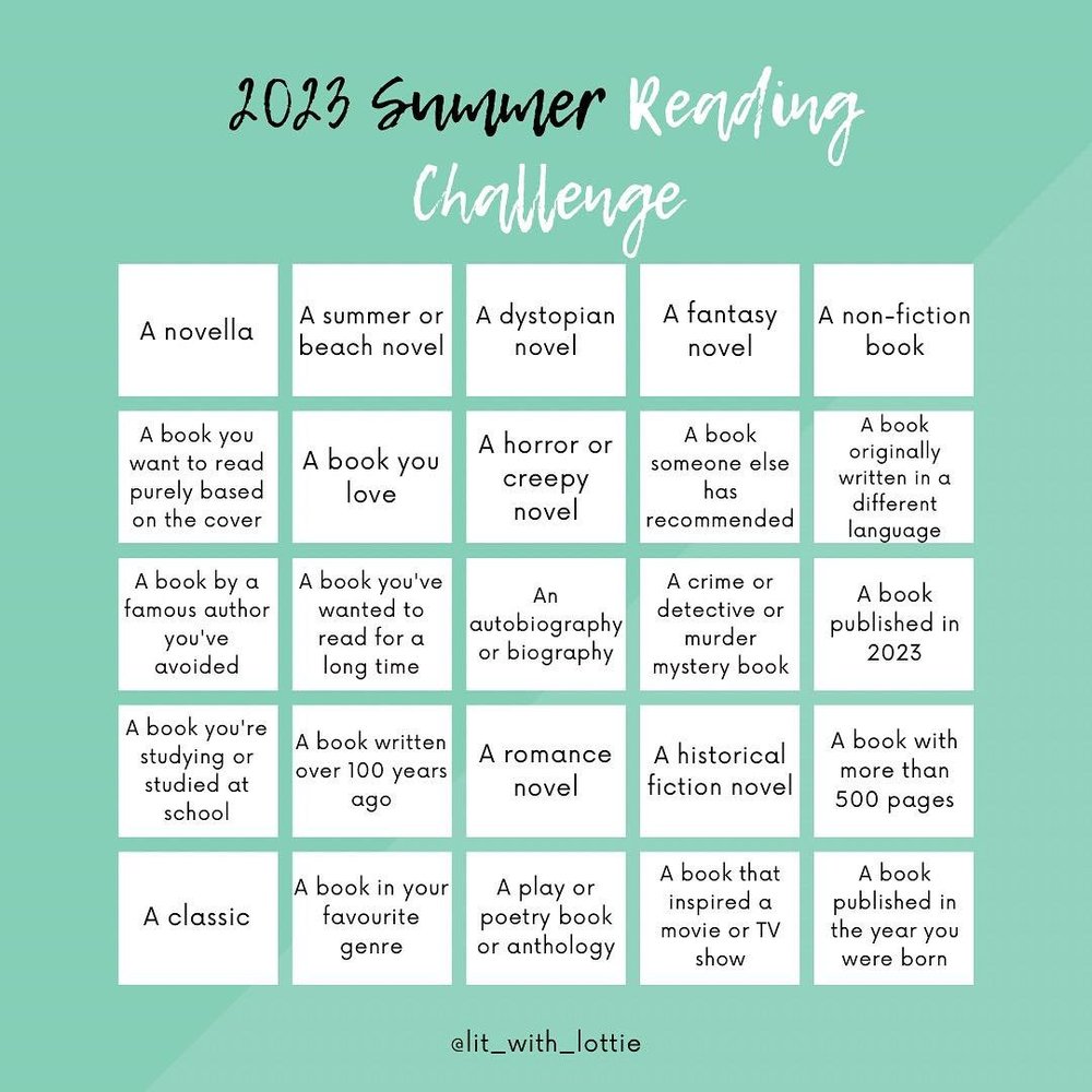 2023 Summer Reading Challenge — Scholearn