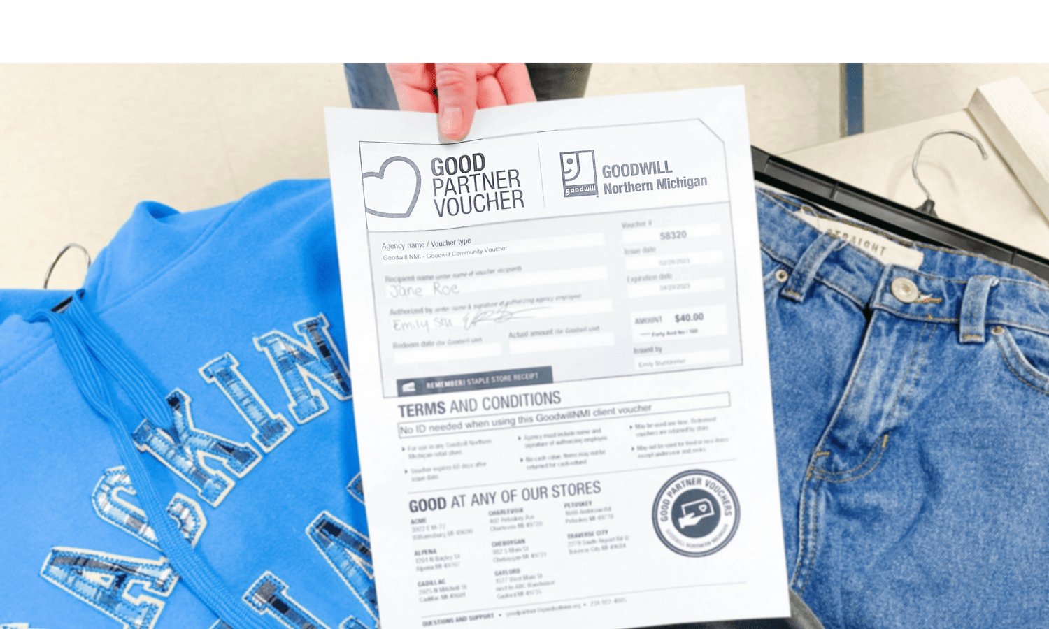 Good Partner Vouchers — Goodwill Northern Michigan