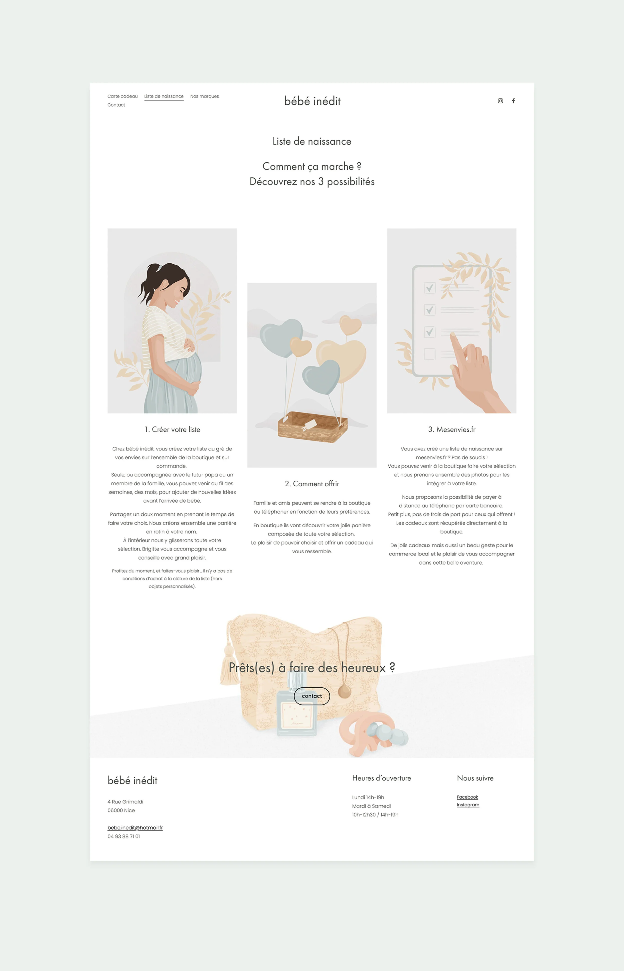 bébé inédit carte cadeau — CAL graphic design