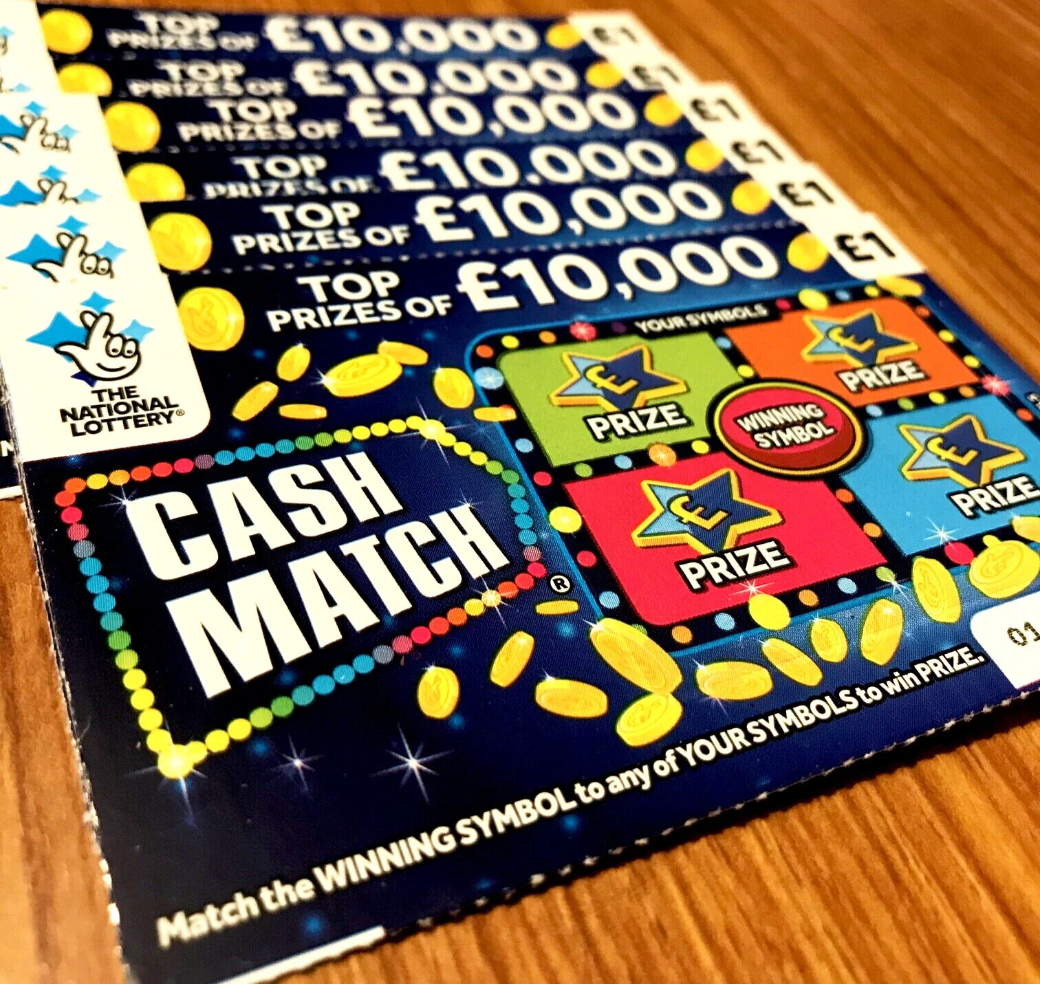 Remaining lotto scratchcard prizes sales