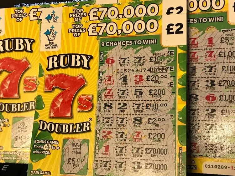 £2 National Lottery Scratch Cards Review — Lemons & Sevens