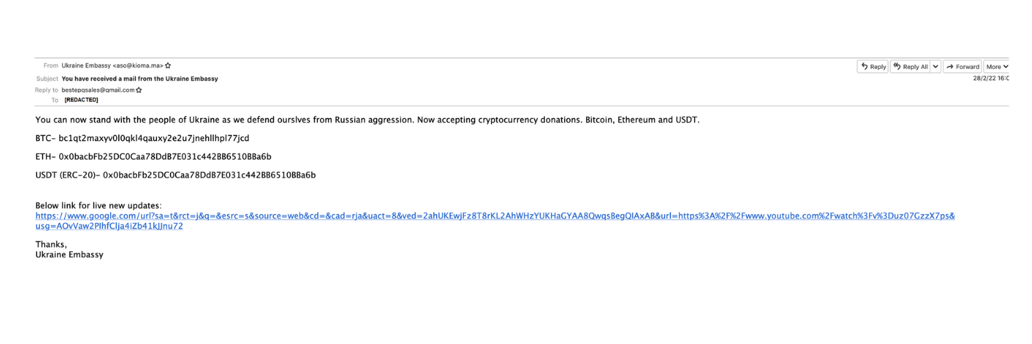 Scammers Imitate Ukrainian Government By Appealing For Donations To ...