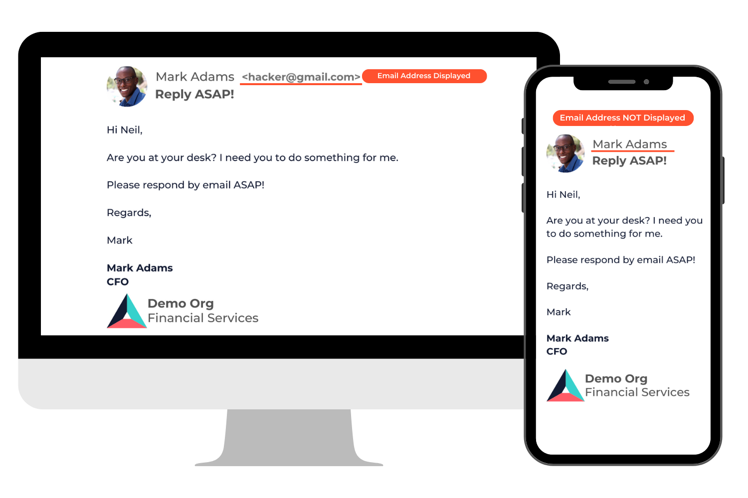 What is Display Name Spoofing and how can you prevent it? — Mesh ...