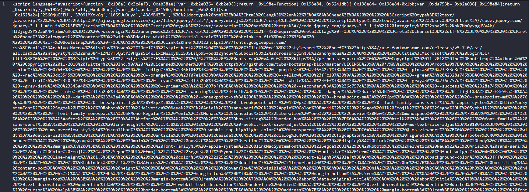 Phishing Analysis - The Secrets of a HTML File — Mesh | Email Security Redefined for MSPs