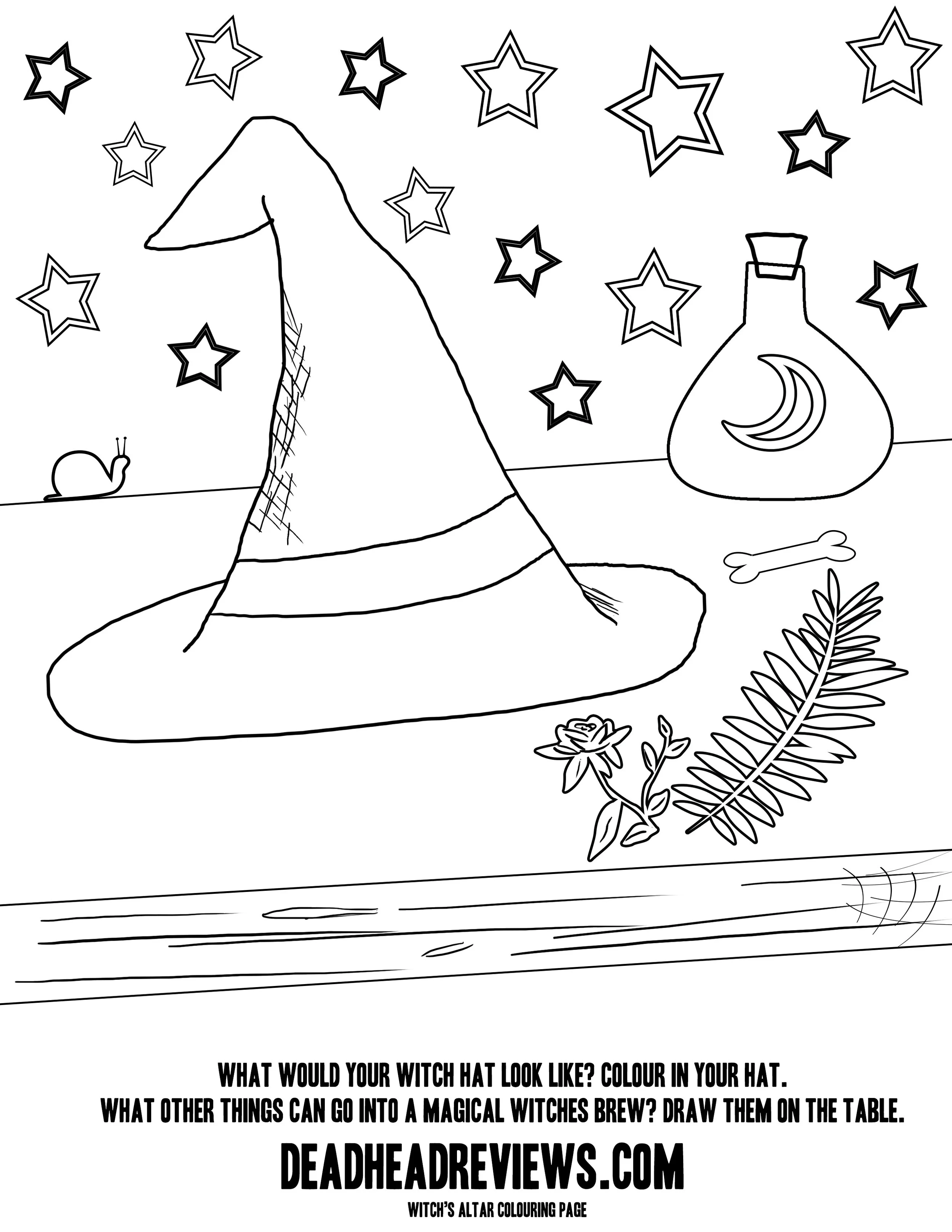 Coloring Page Downloads — Divination Hollow Reviews