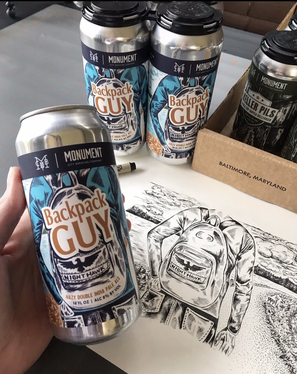 Live Interview with Craft Beer Can Designer in Baltimore, MD — Hoot ...