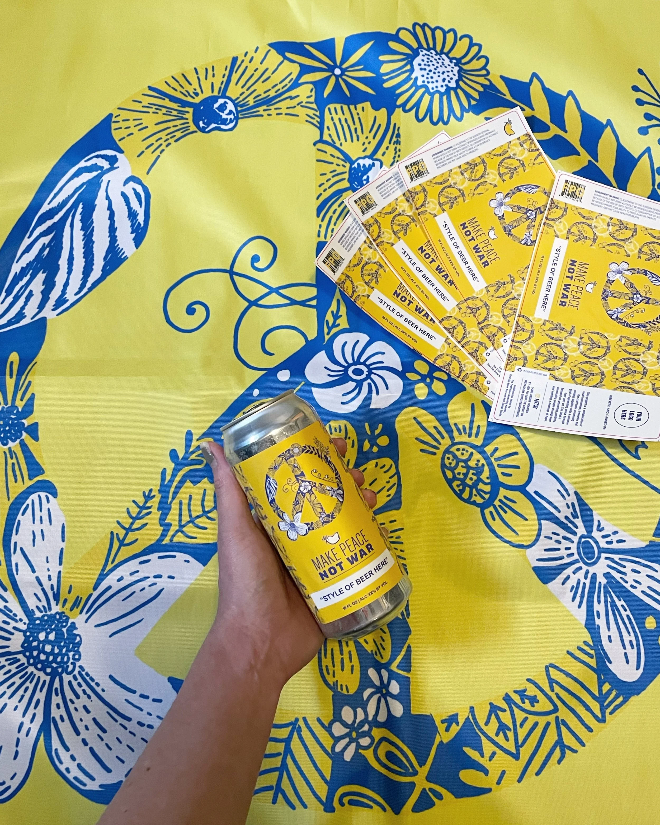 Make Peace Not War Beer Collaboration - funds support Ukraine through ...