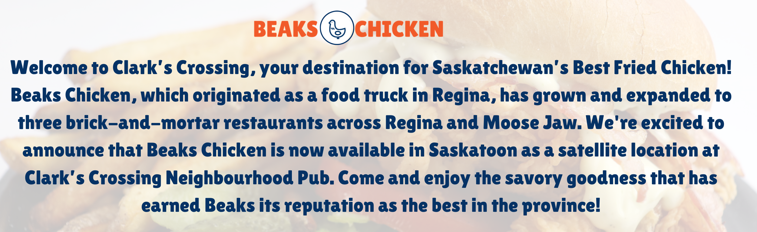 Beaks Chicken — Clark's Crossing Neighbourhood Pub