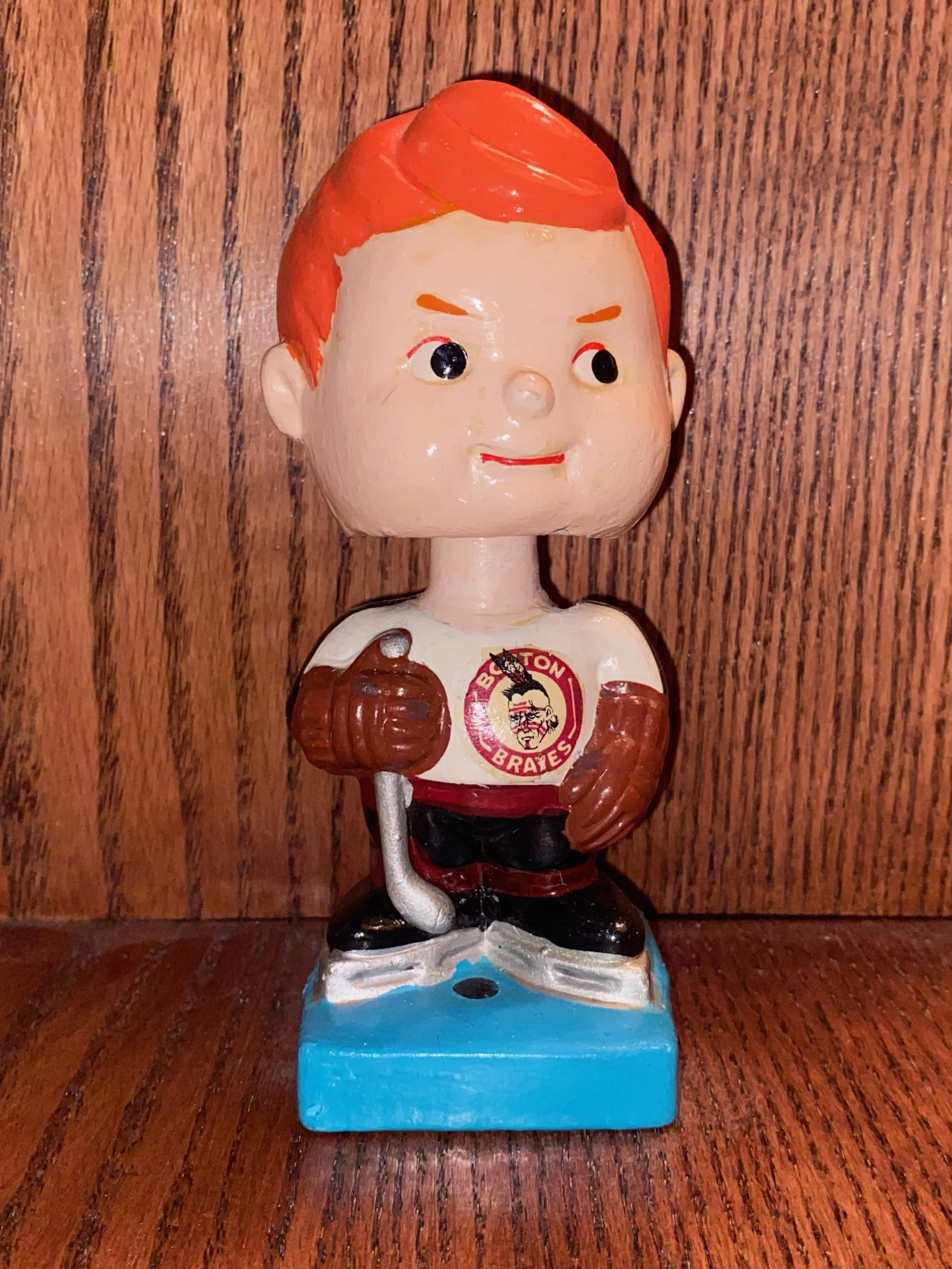 Boston Braves AHL Hockey Nodder - Near Mint - Central PA Nodders