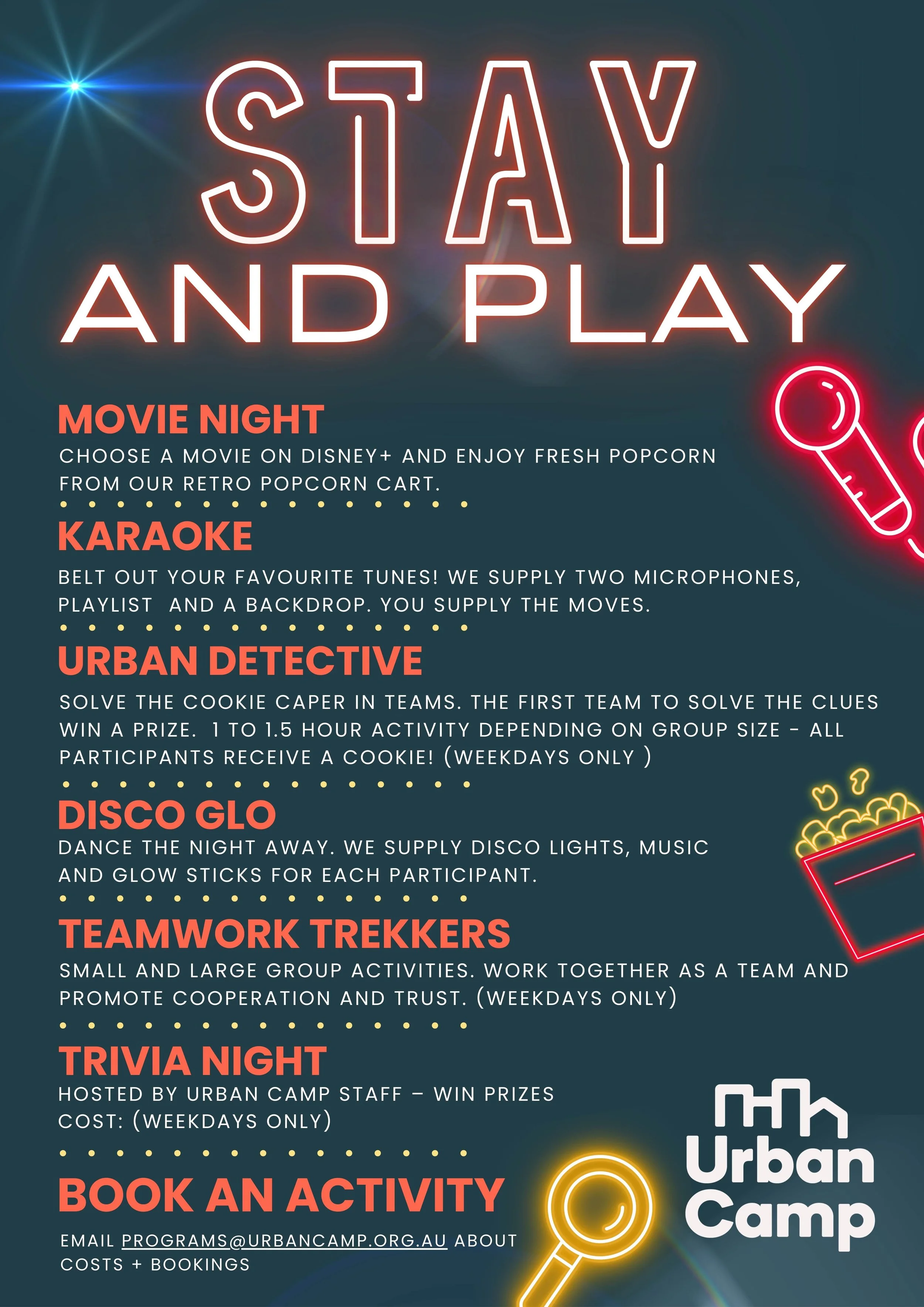 Fun Onsite Activities for Groups at Urban Camp — Urban Camp