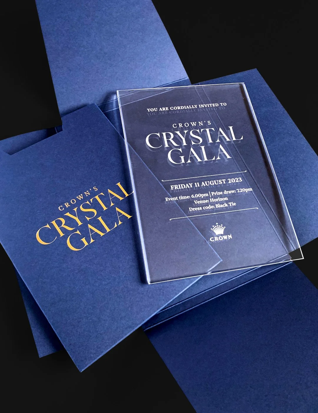 Crystal Gala Invitation — Marcus Wiener Designs