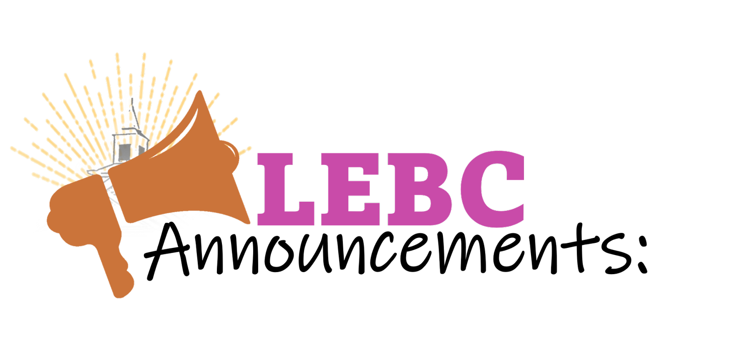 Announcements — Little Elam Baptist Church