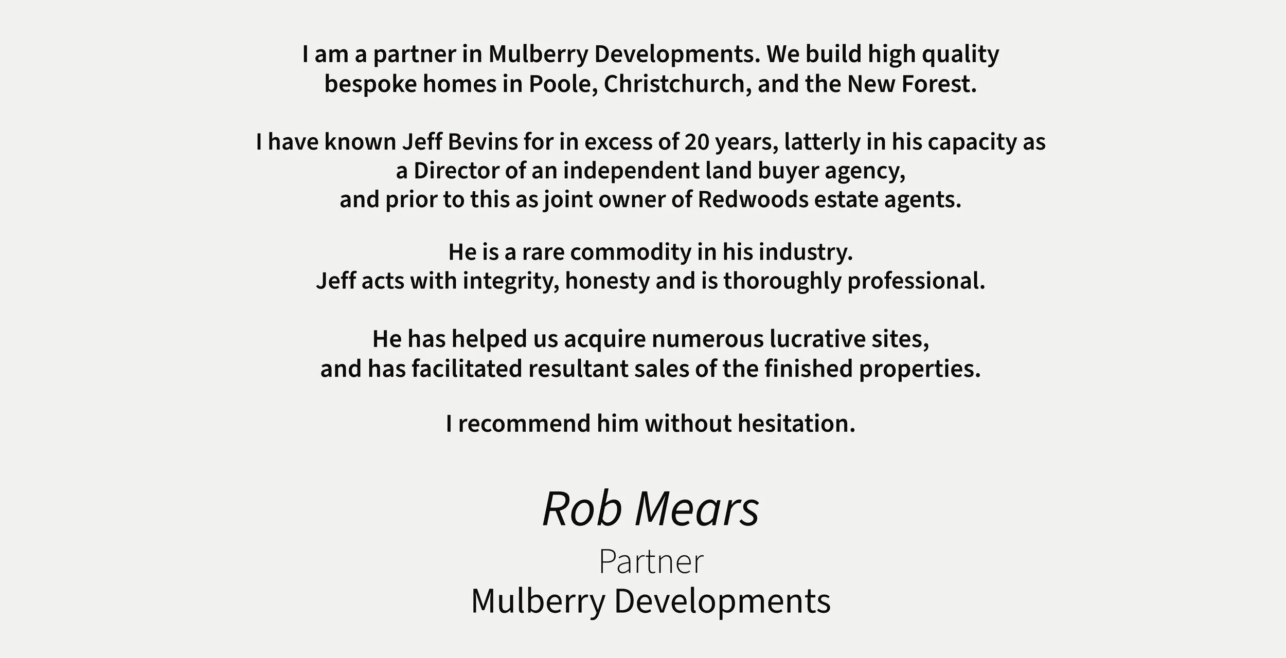 J.J. Bevins Property