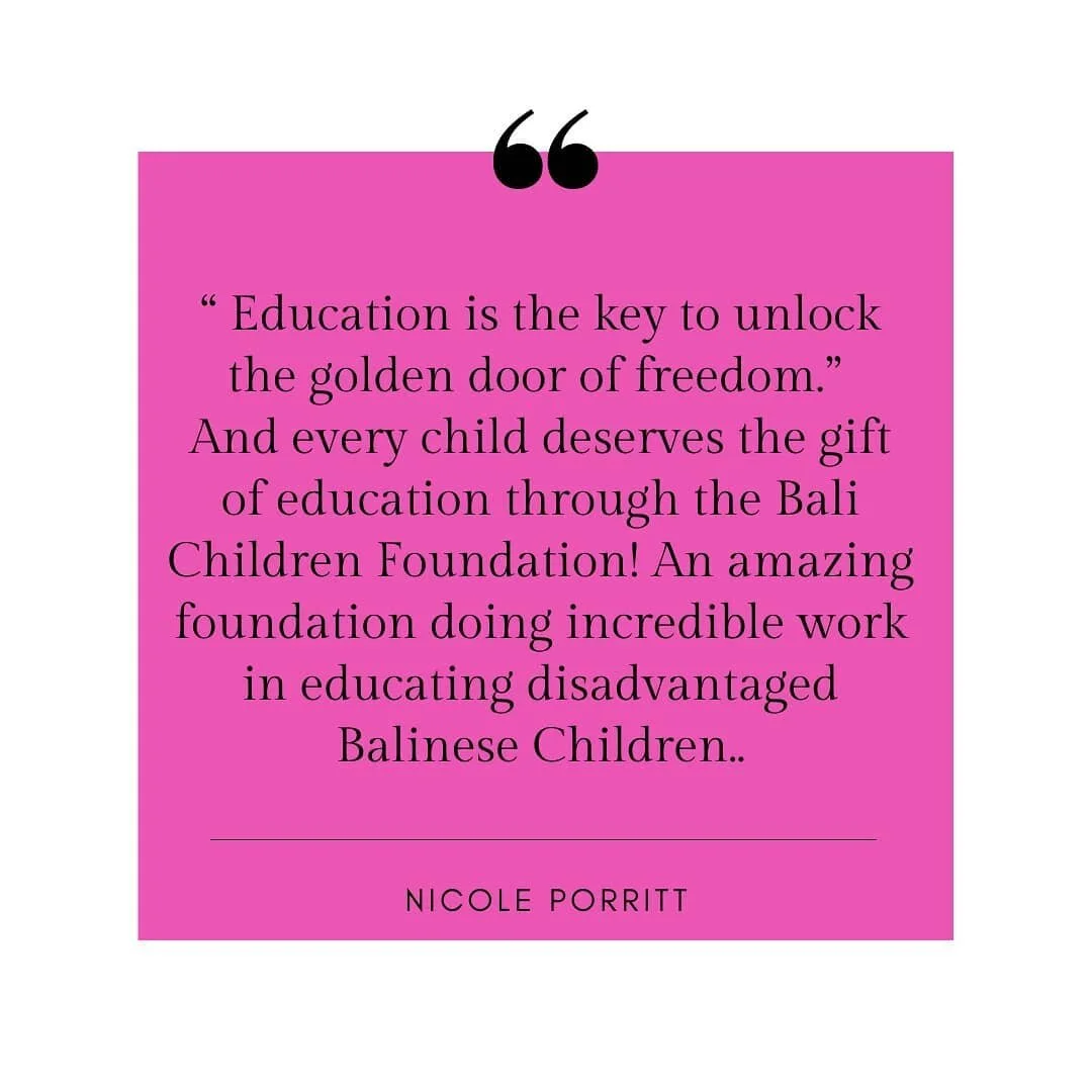 Education to Employment | Bali Children Foundation