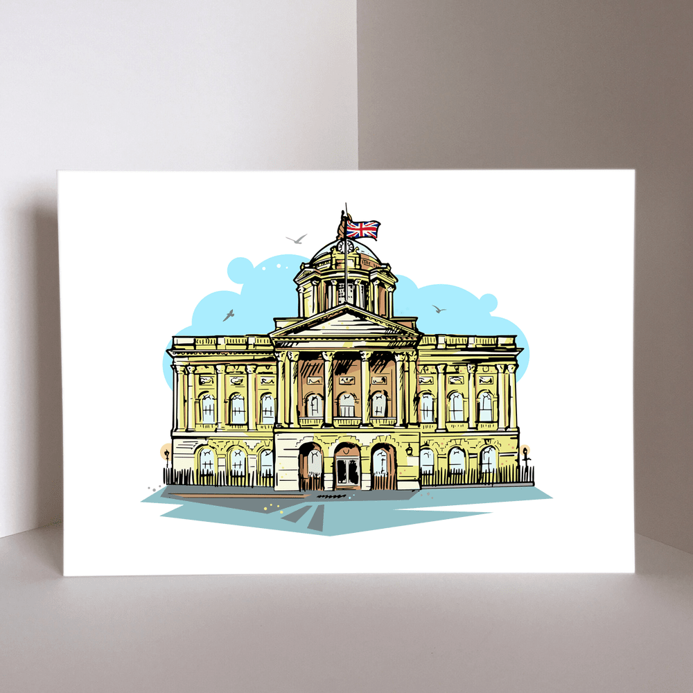 St. Georges Hall Print — Sophie Green - Liverpool Artist, Illustrator ...