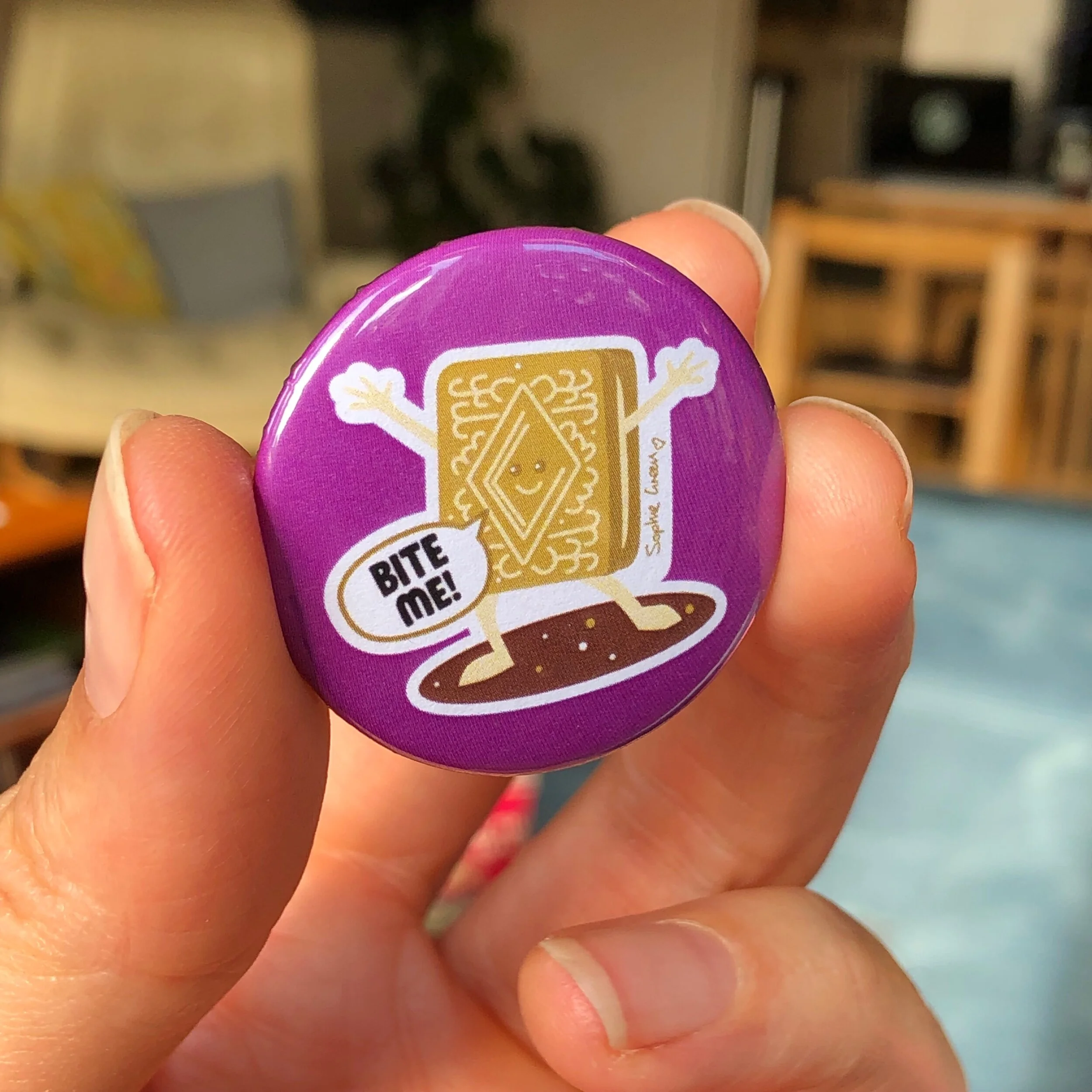 Chippy Tea! Enamel Pin Badge — Sophie Green - Liverpool Artist ...