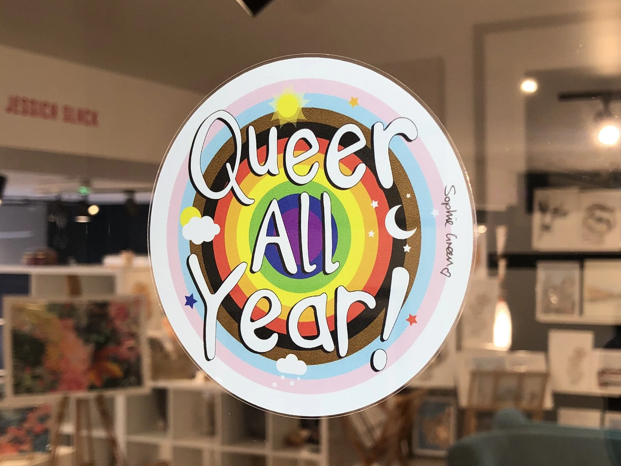 This Is A Safe Space BIG window sticker — Sophie Green - Liverpool ...