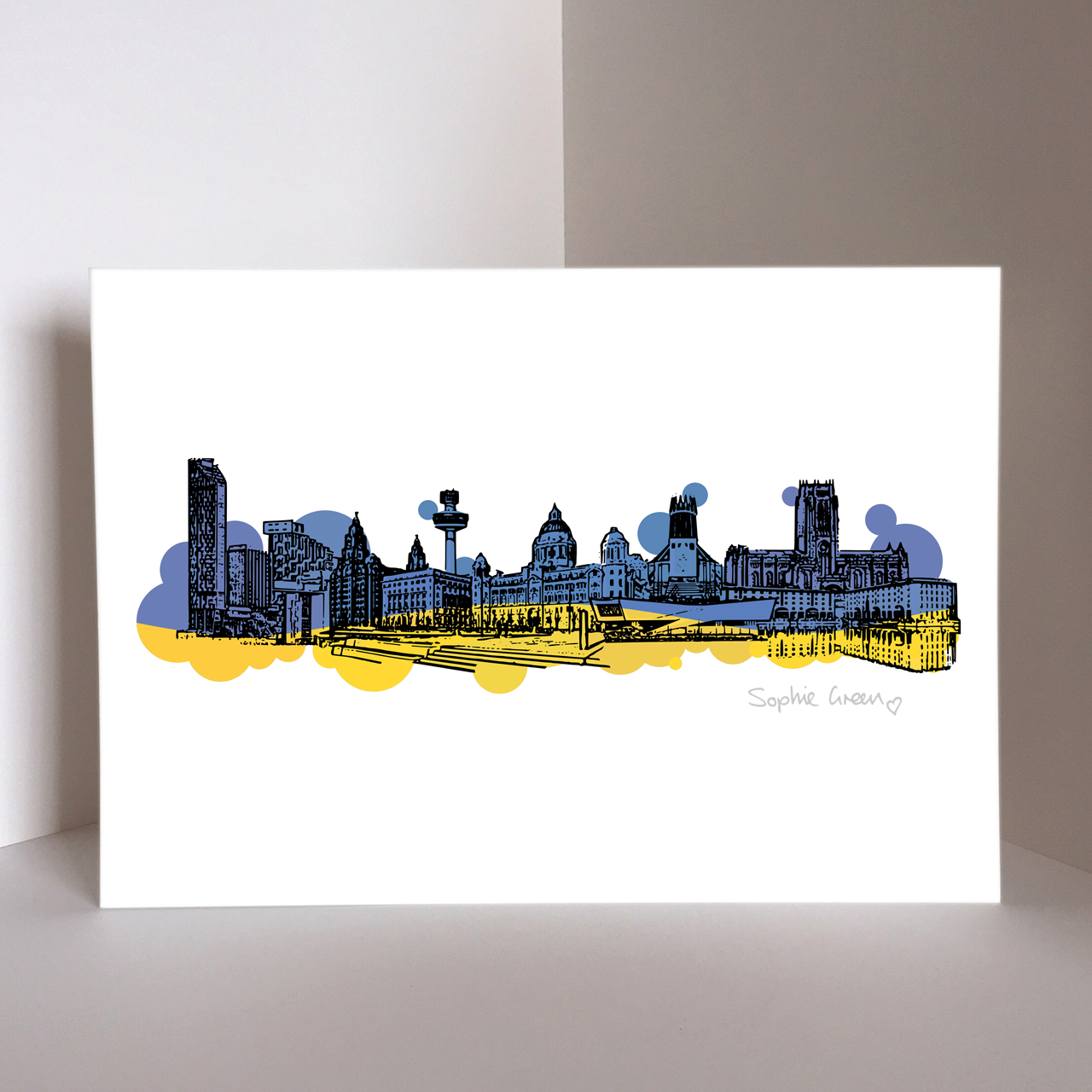Liverpool Waterfront Postcards — Sophie Green - Liverpool Artist ...