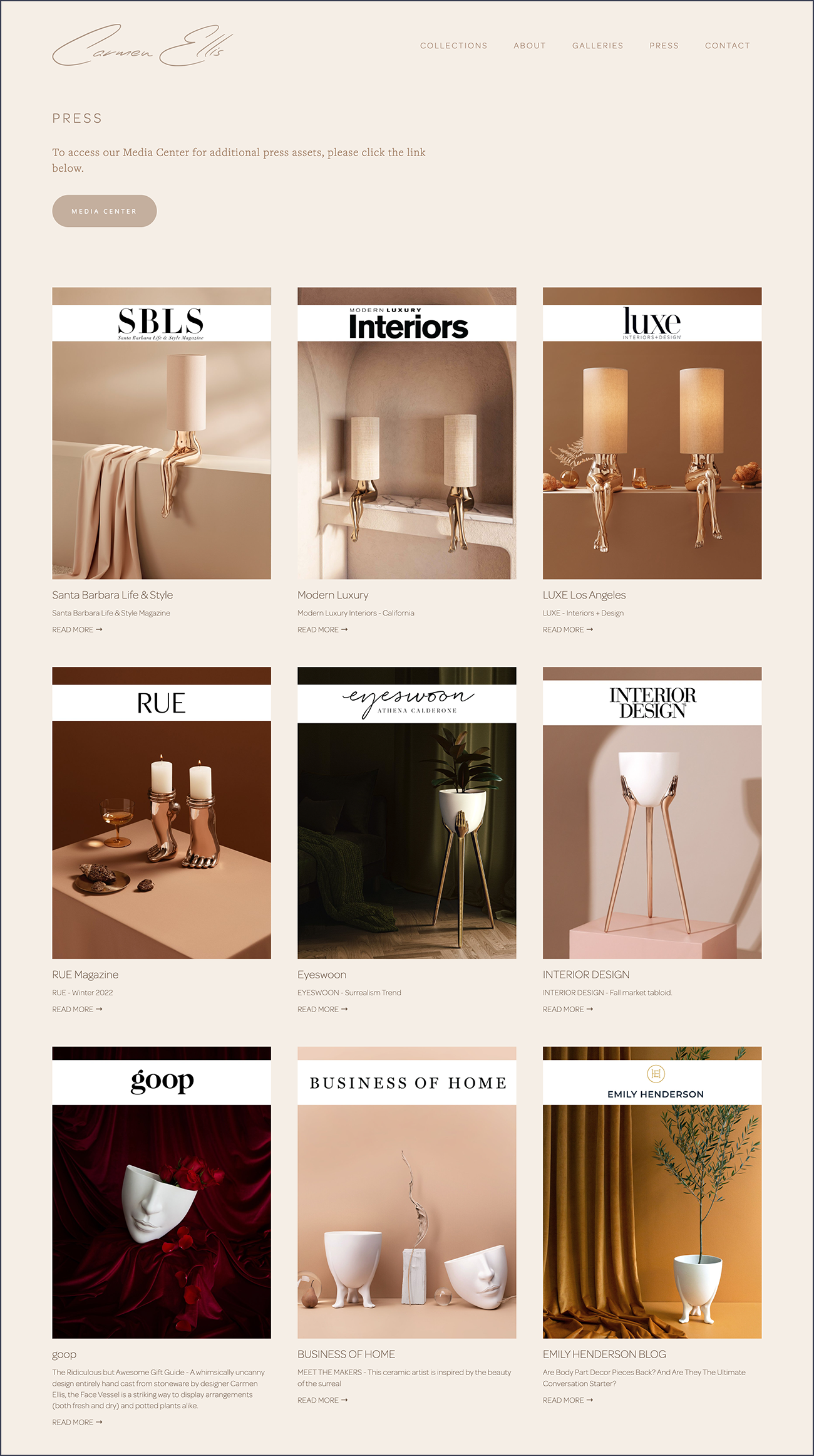 How to Create a High Impact Press Page + Examples from Creative ...