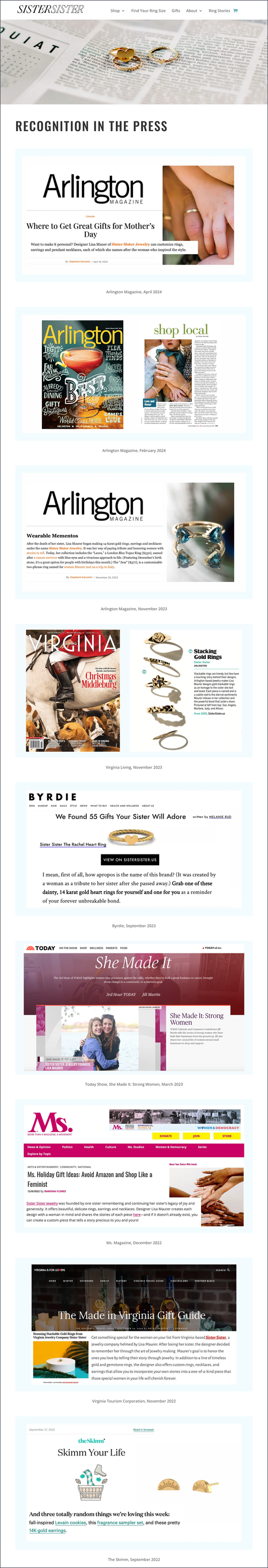 How to Create a High Impact Press Page + Examples from Creative ...