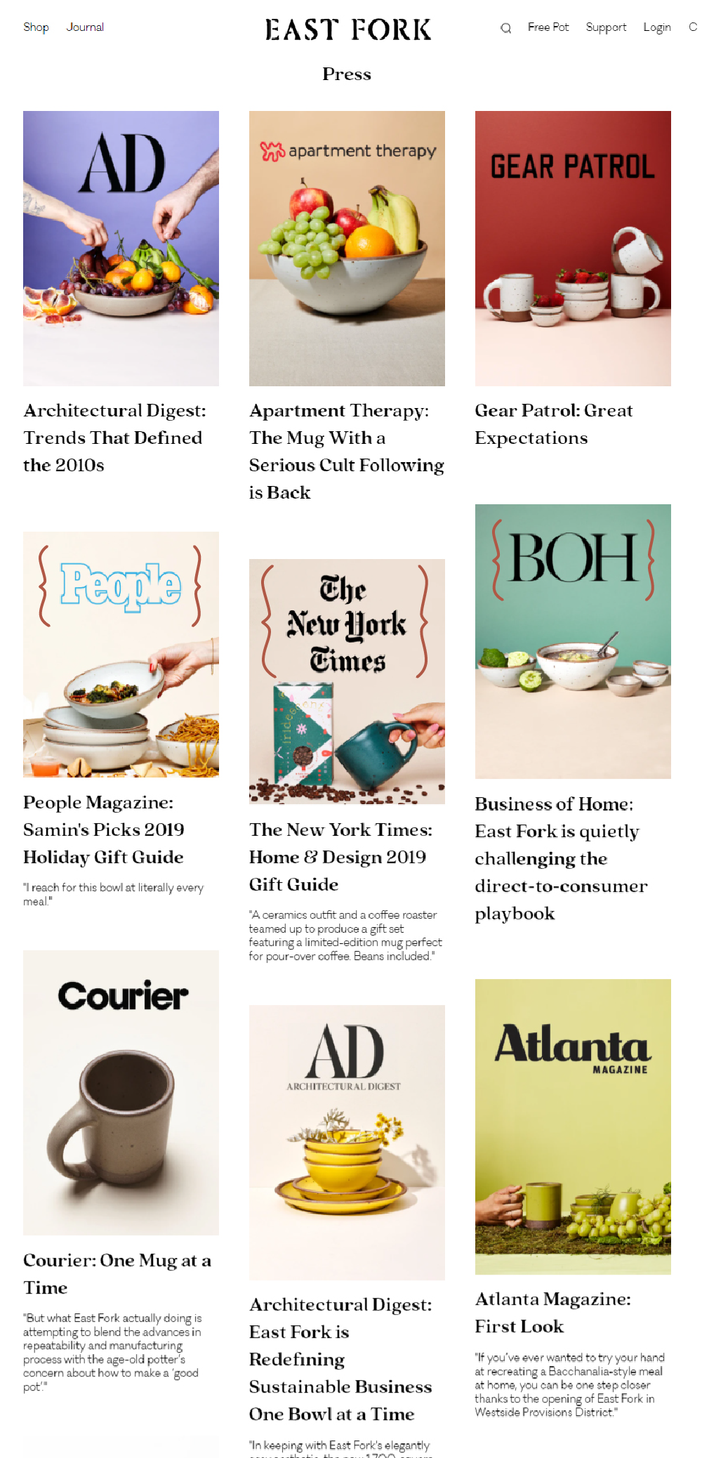 How to Create a High Impact Press Page + Examples from Creative ...