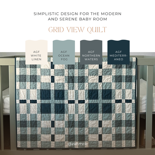 Grid View Quilt Pattern — Zahm Co.