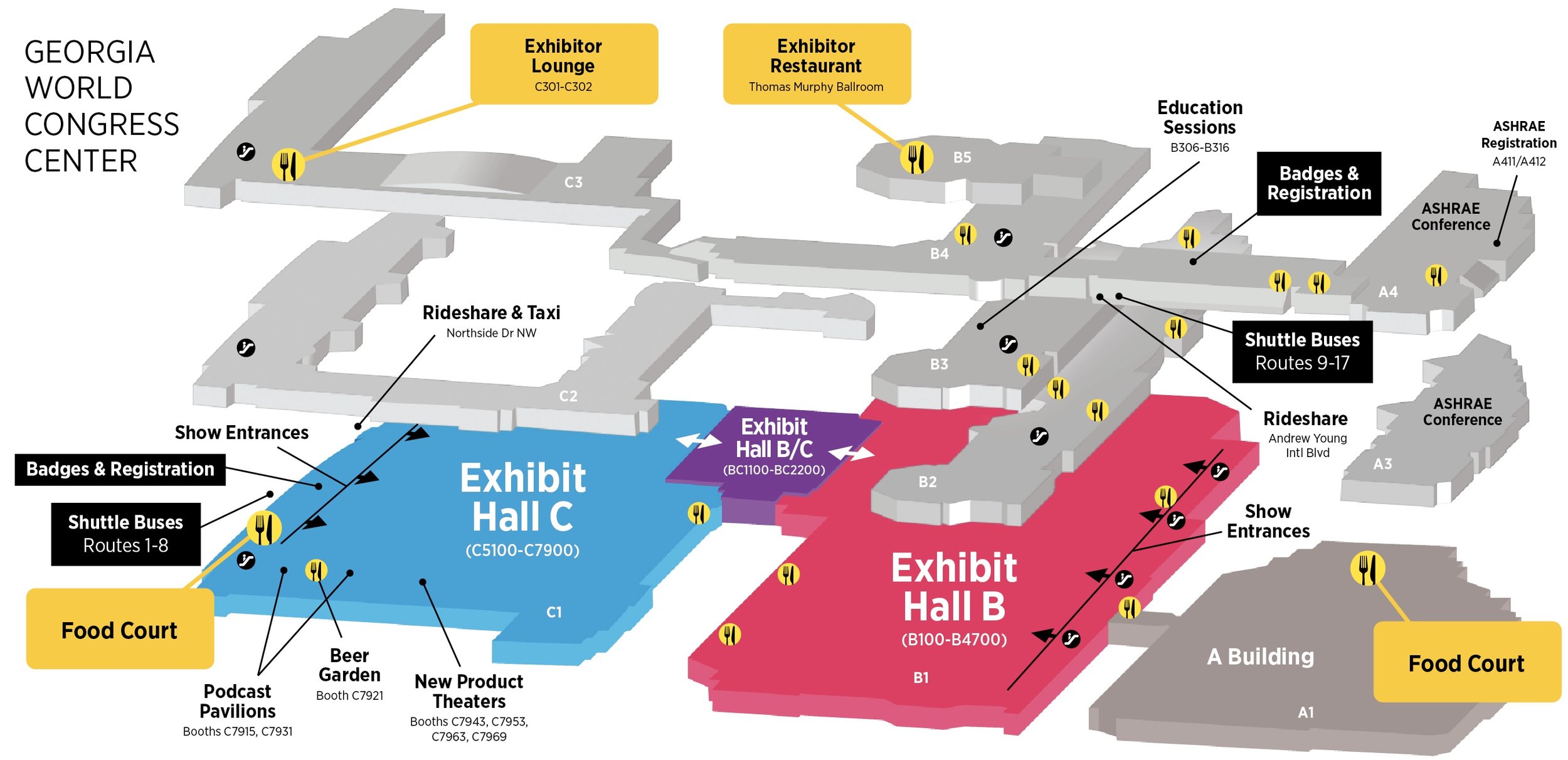 Campus Maps — AHR Expo