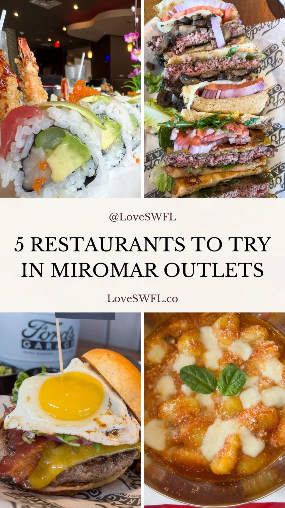 5 Restaurants to eat in Miromar Outlets — Love SWFL