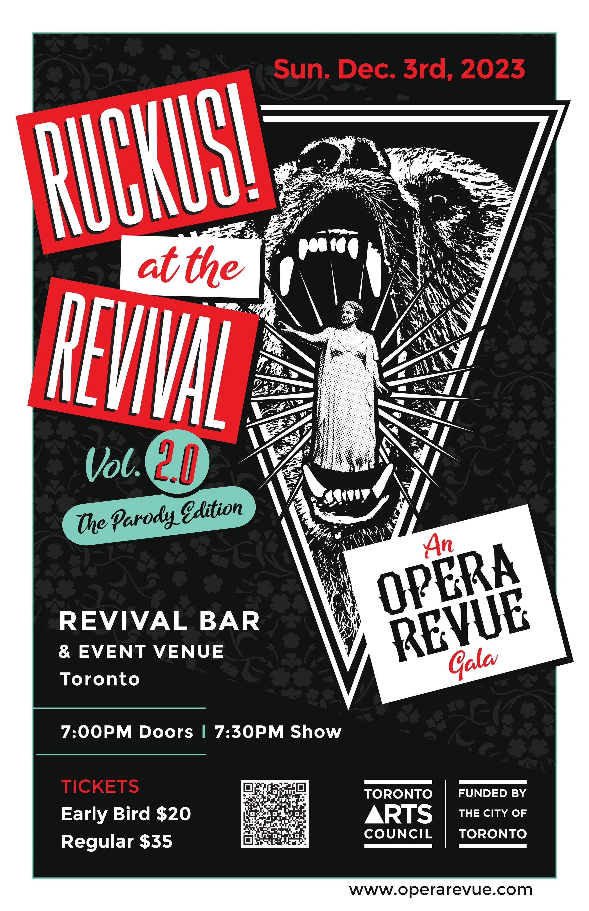 Ruckus! at the Revival: Vol 2.0 — Opera Revue