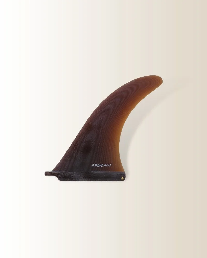 Noserider Fin - Burnt Orange — A Mano - Handshaped Surfboards, Byron Bay