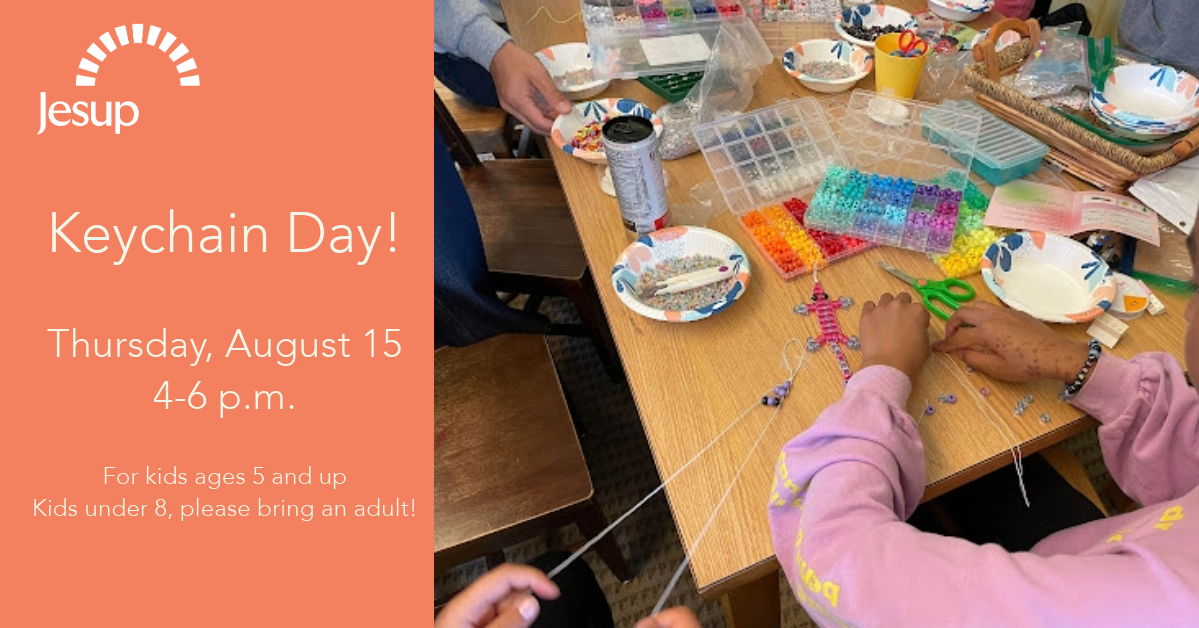 Keychain Day! — Jesup Memorial Library