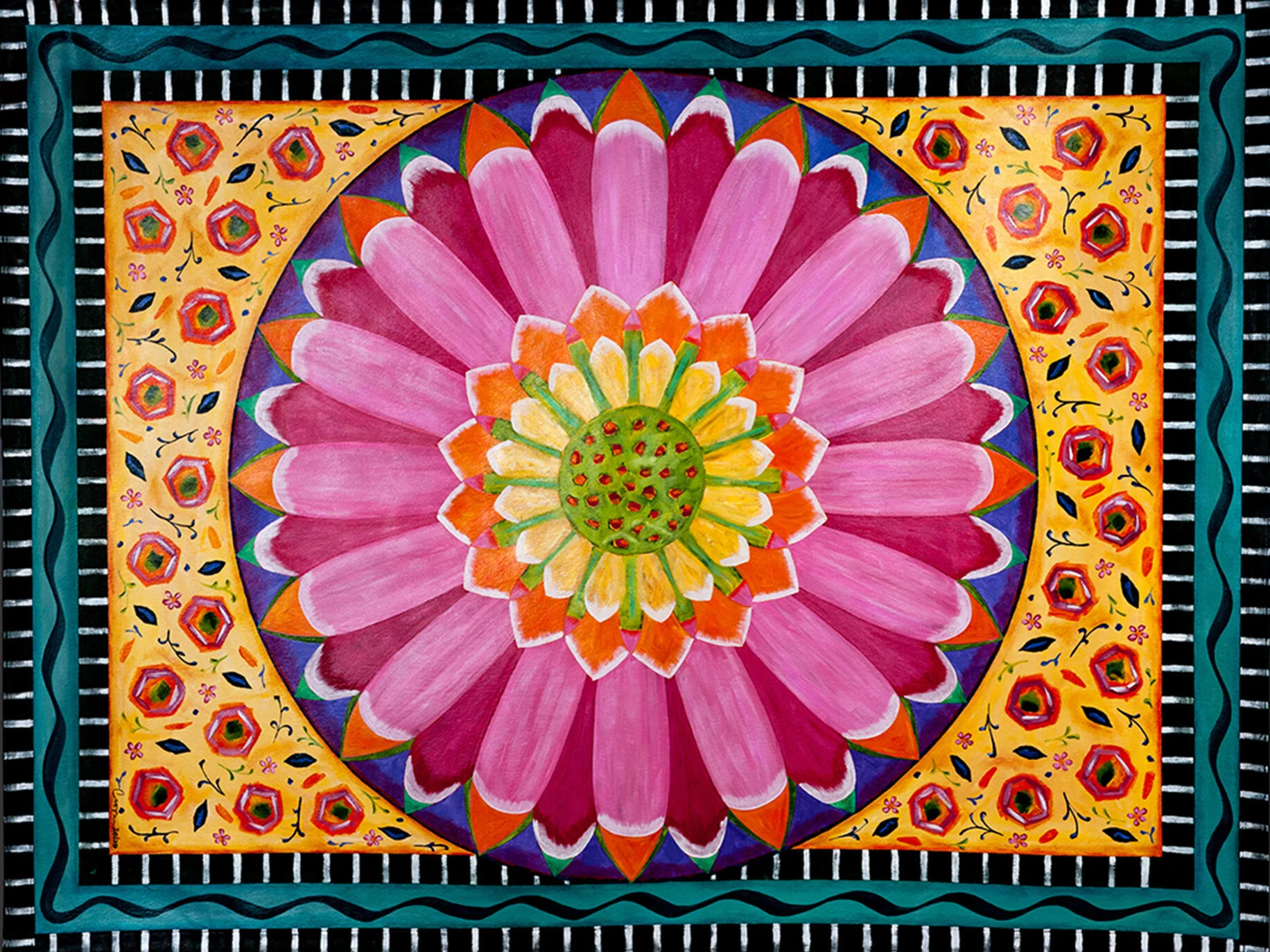 In the Garden — Kathy Cooper Floorcloths