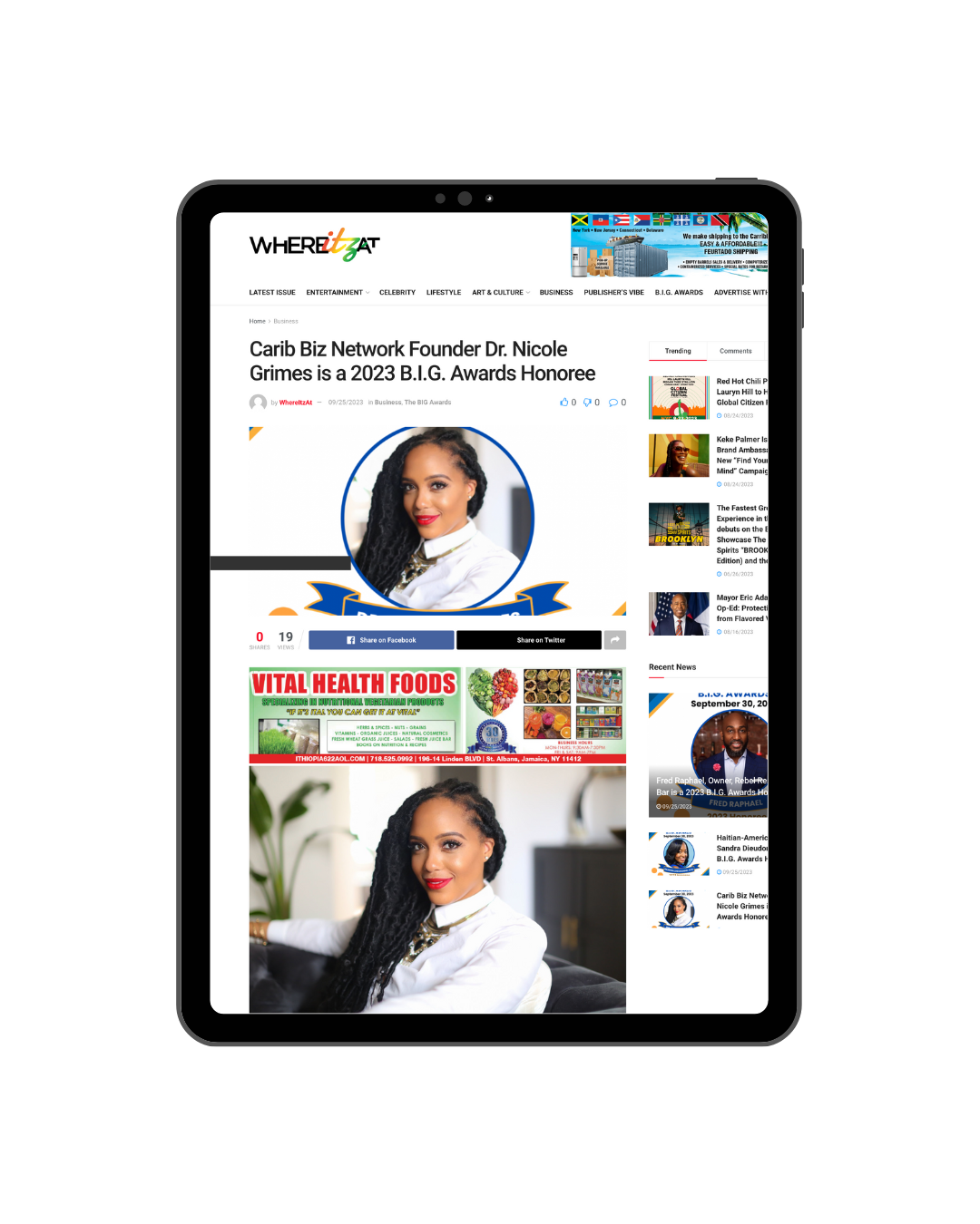 PRESS/MEDIA — Dr. Nicole K. Grimes