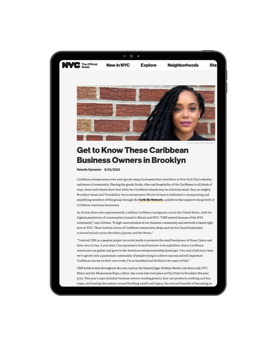 PRESS/MEDIA — Dr. Nicole K. Grimes