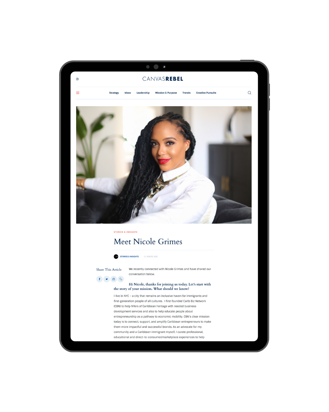 PRESS/MEDIA — Dr. Nicole K. Grimes