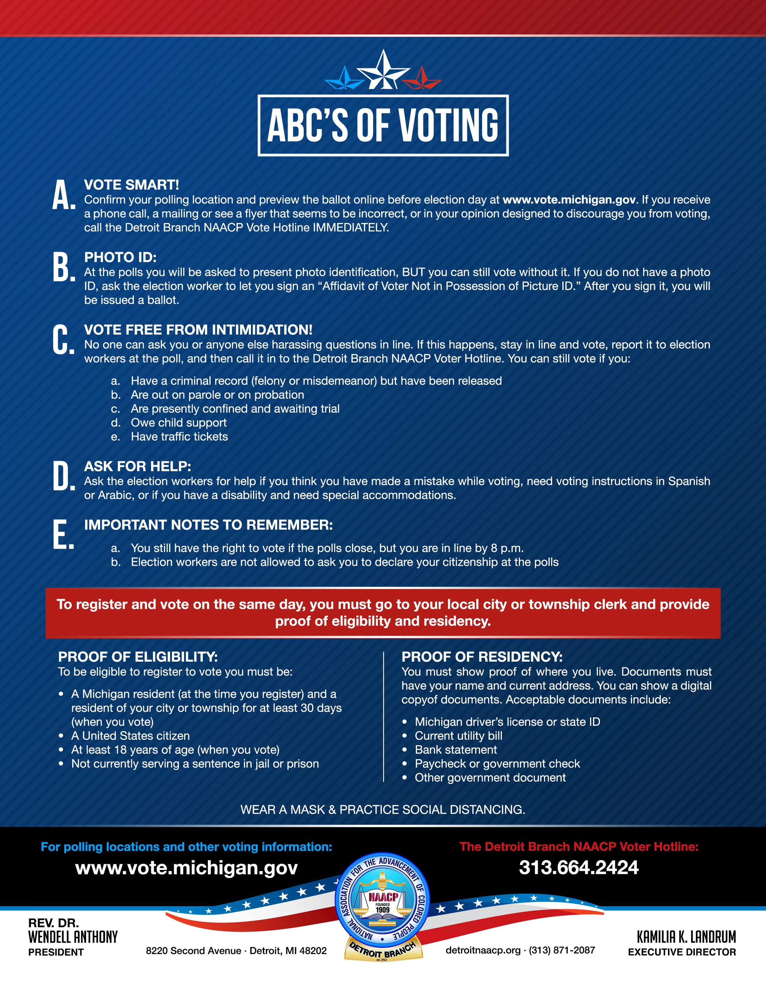 ABC’S OF VOTING — NAACP Detroit Branch
