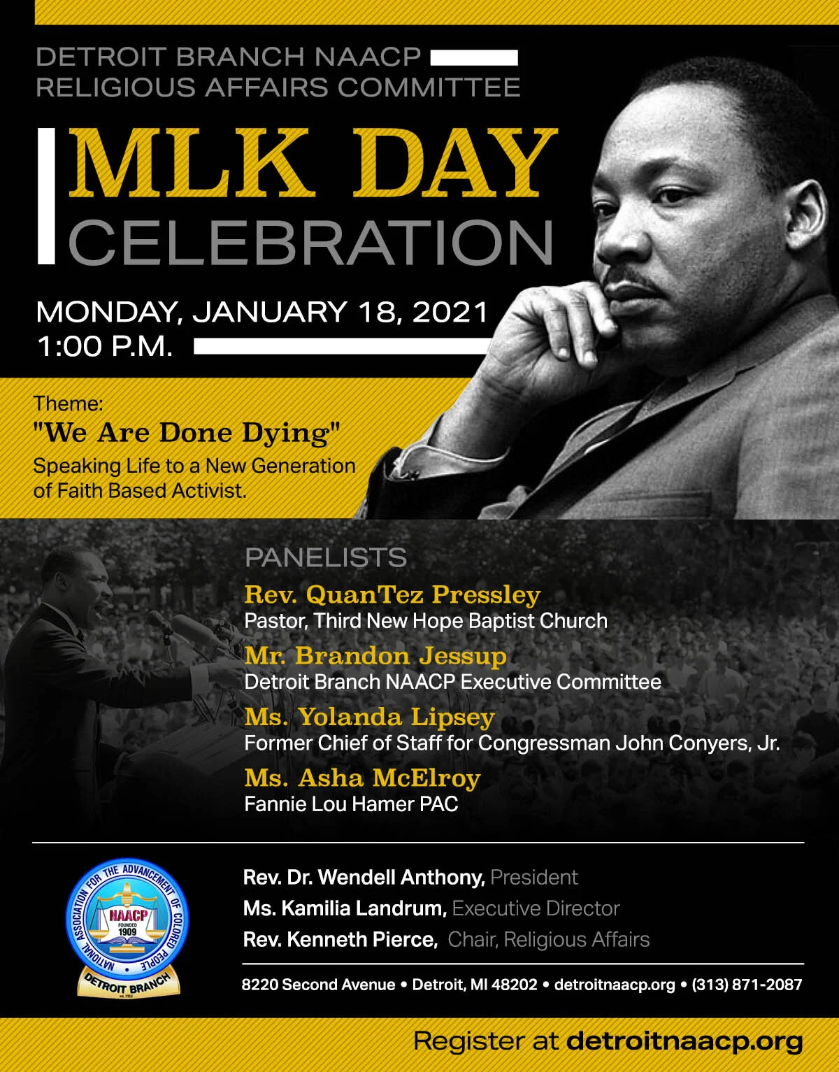 MLK DAY CELEBRATION — NAACP Detroit Branch