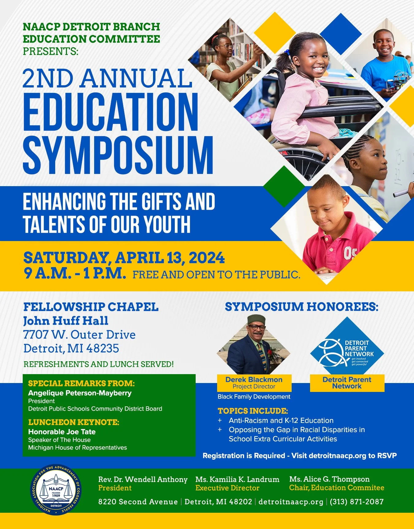 2ND ANNUAL EDUCATION SYMPOSIUM - ENHANCING THE GIFTS AND TALENTS OF OUR ...