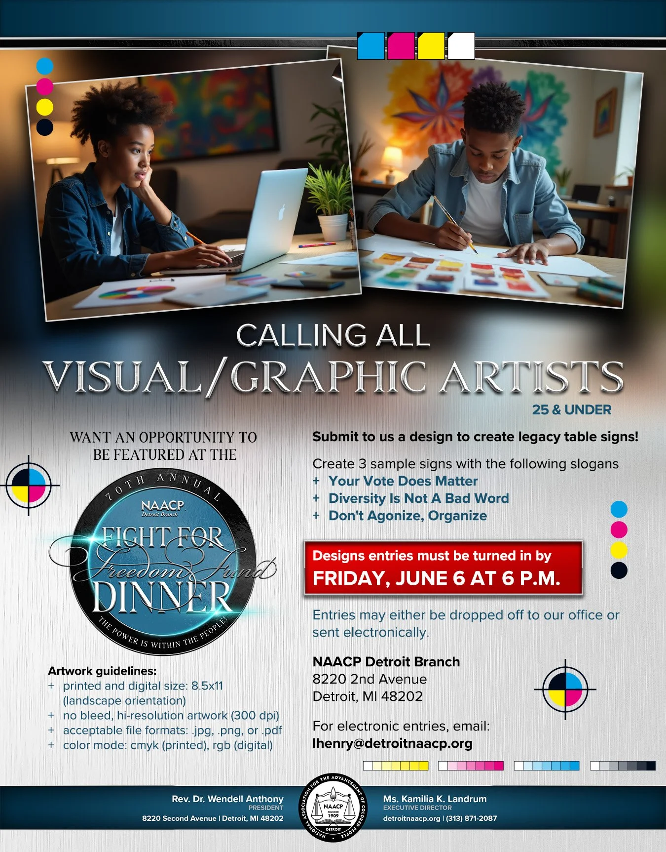 CALLING ALL VISUAL/GRAPHIC ARTISTS — NAACP Detroit Branch